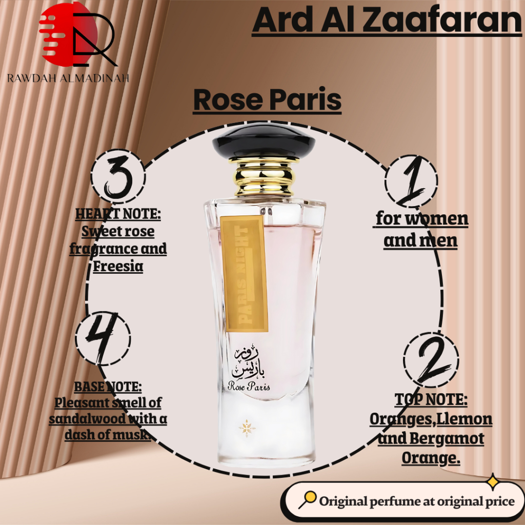 Rose Paris Night Arabic Eau de Parfum 65 ml original from Dubai ...