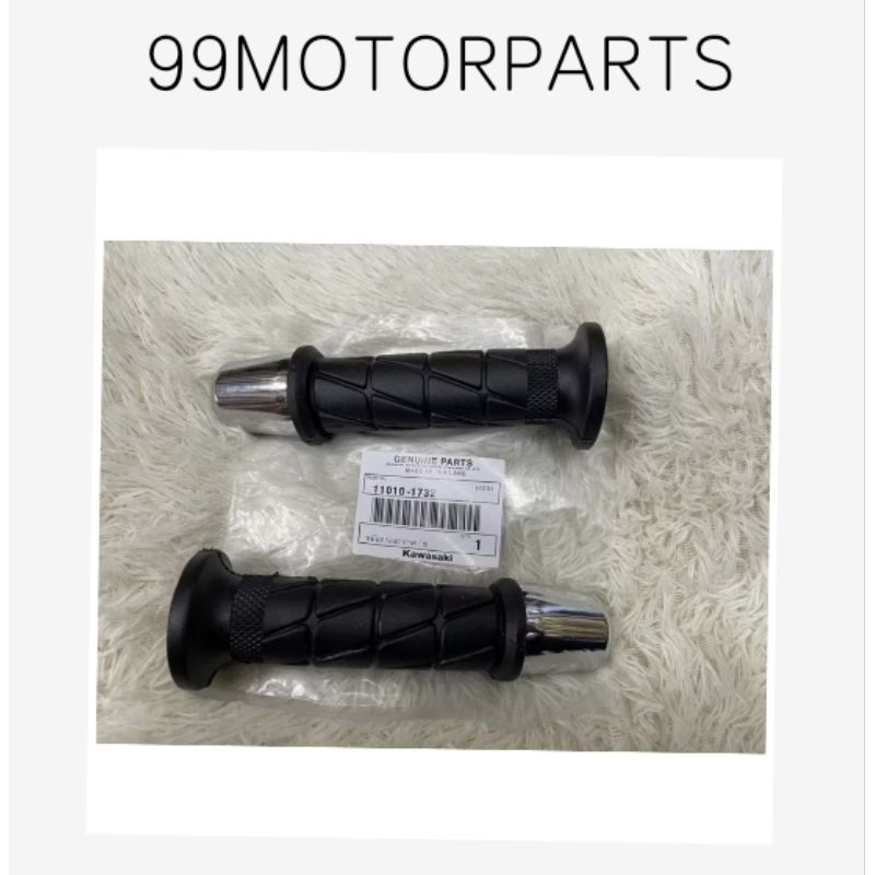 KRR ZX150 KAWASAKI BALANCER HANDLE END GRIP BALANCING BLACK CHROME ZX ...