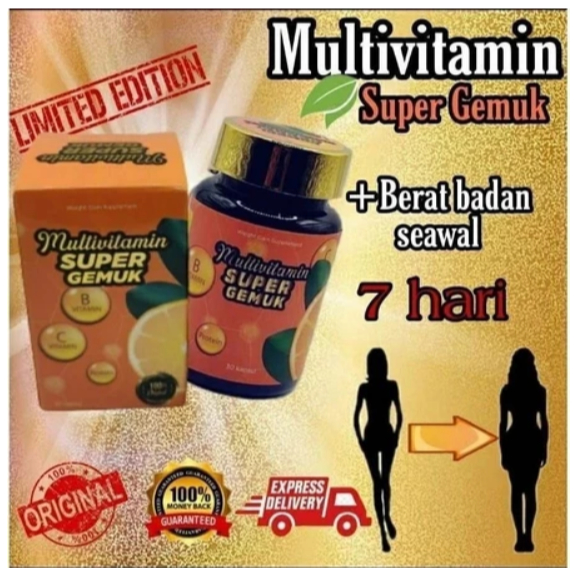 vitamin super gemuk ubat gemuk Weight gain ubat gemuk badan vitamin ...