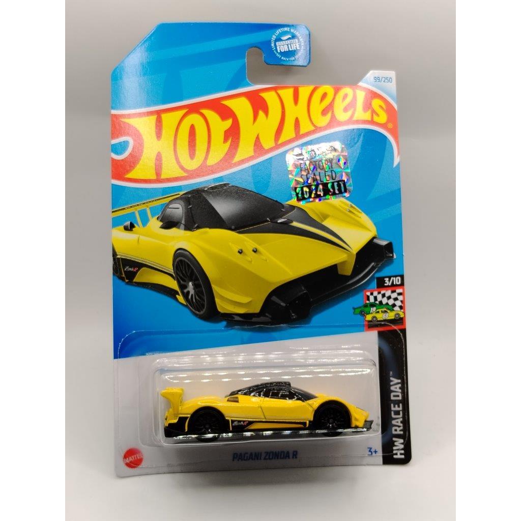 [NEW] Hot Wheels PAGANI ZONDA R - YELLOW Factory Sealed 2024 1256 ...