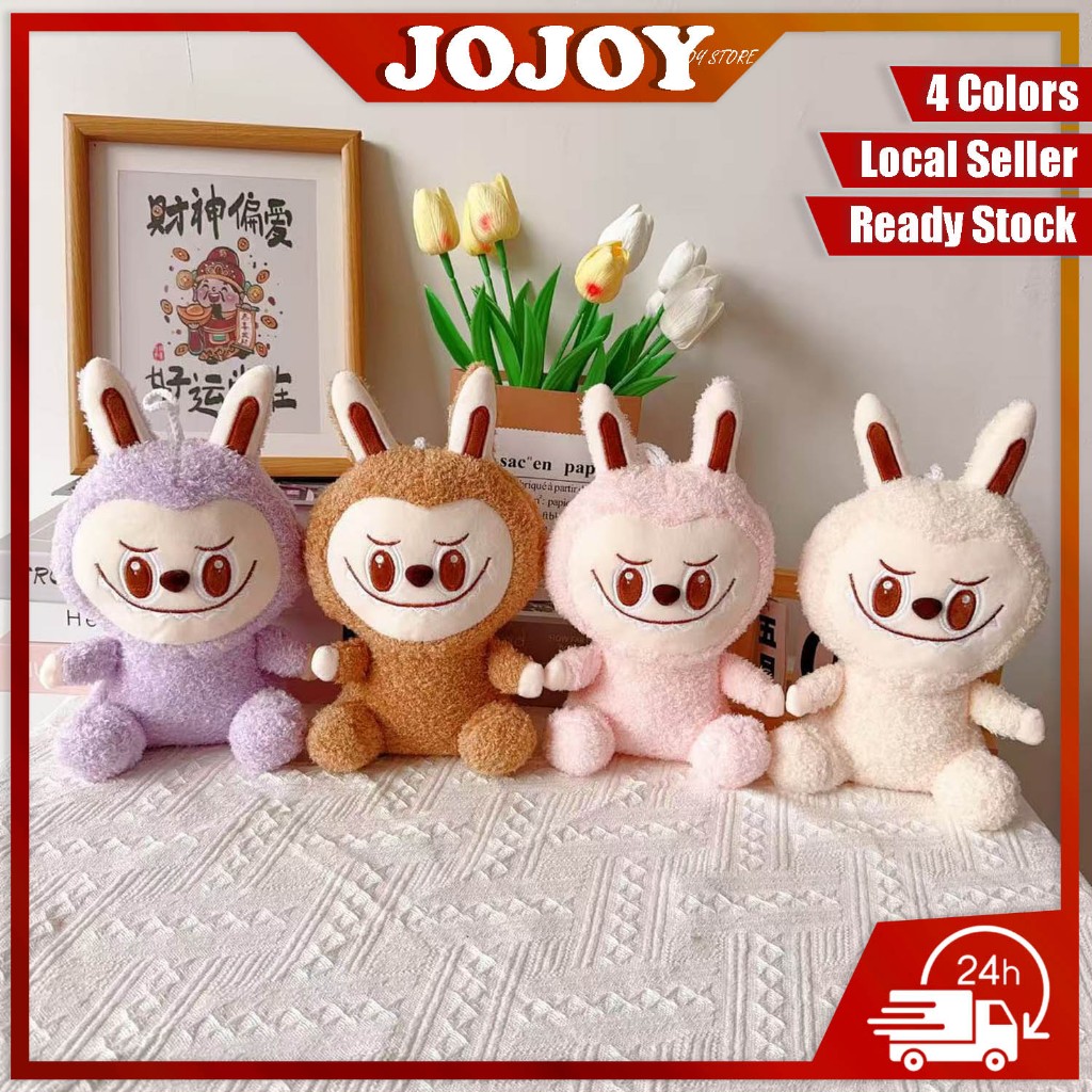 JOJOY Cute Labubu Doll Curly Hair Series Labubu Monster Plush Toy ...