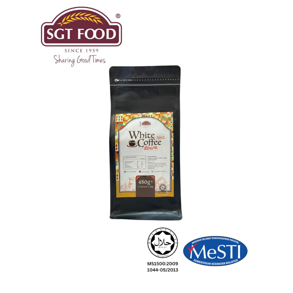 【HALAL】 White Coffee 3 in 1 (12 sachets X 40g)白咖啡 | Shopee Malaysia