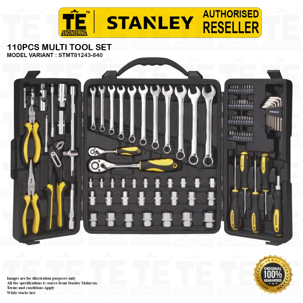 Stanley 110PCS MULTI TOOL SET (STMT81243-840) | Shopee Malaysia