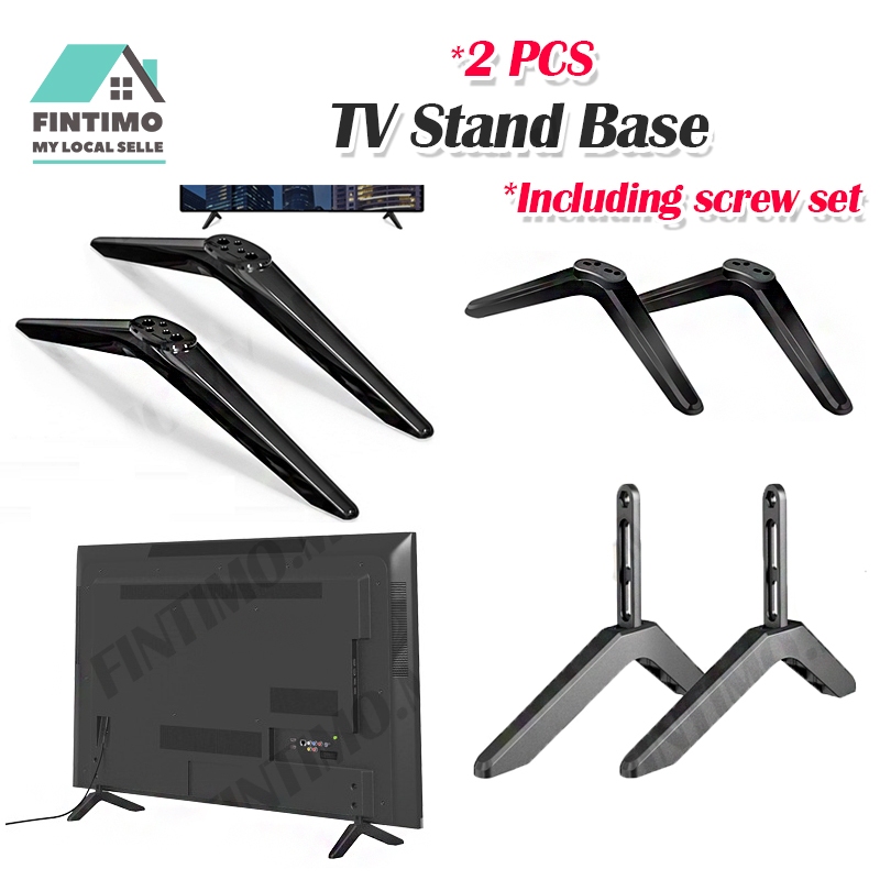 【MY】2 Pcs TV Stand Base TV Leg kaki for TCL Roku Portable TV Bracket ...