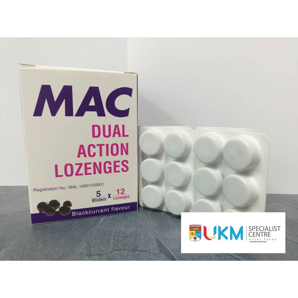 MAC Dual Action Lozenges (1strip/12's) | Shopee Malaysia