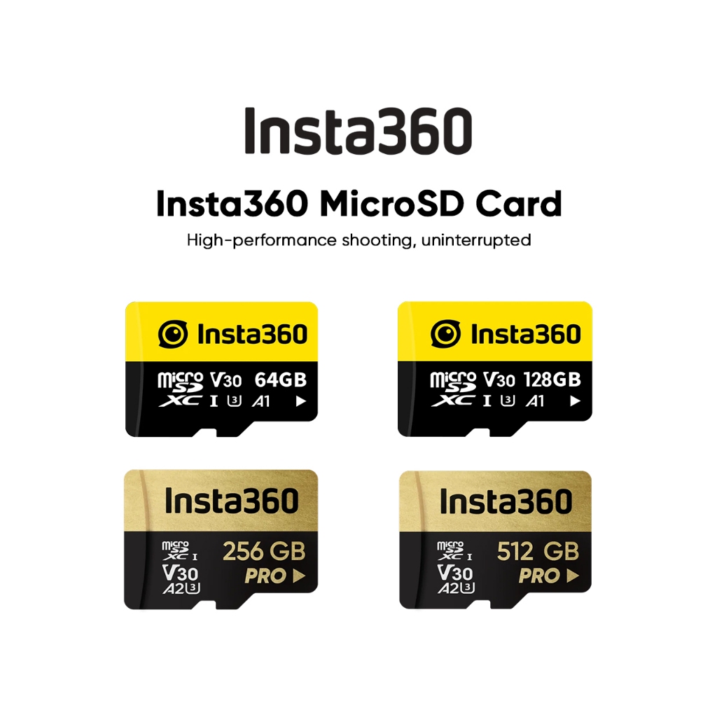 Insta360 Memory Card — MicroSDXC™ UHS-I Card (256GB/512GB) | Shopee ...