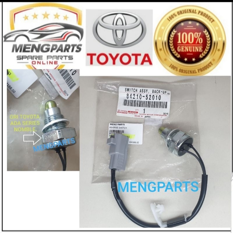 ORIGINAL TOYOTA VIOS NCP93 NCP150 2007Y-2016Y ** MANUAL ONLY * REVEASE ...