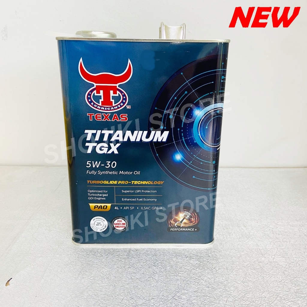TEXAS Titanium TGX Fully Synthetic 5W30 TUrboglide Pro - Technology ...