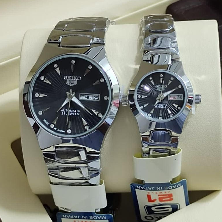 [ READY STOCK ] SEIKO COUPLE MEN FOR WOMEN GREAT QUAILTY STREP STEEL ...