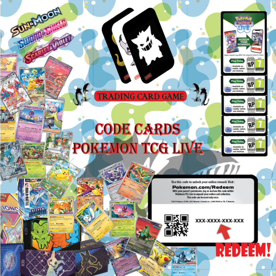 Pokemon Code Cards - TCG POKEMON LIVE CODE CARDS Elite Trainer Box ...