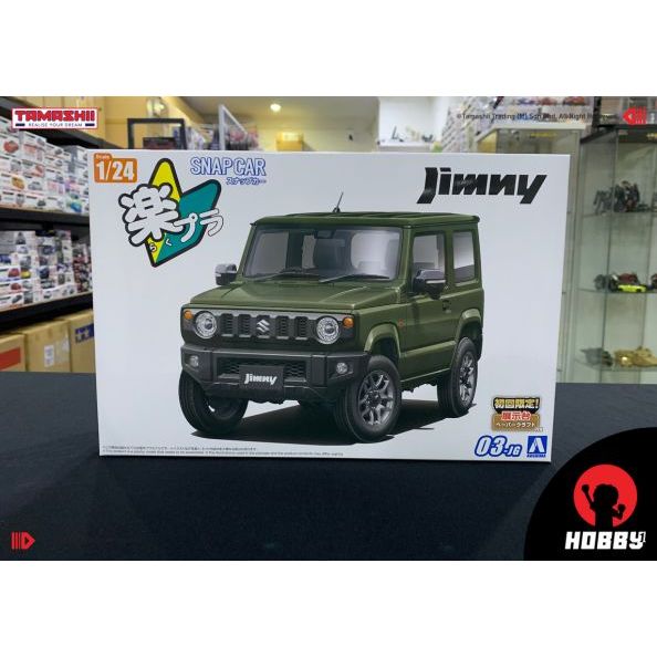 Aoshima The Snap Car JB64 Jimny 2018 Jungle Green (Scale 1/24) | Shopee ...