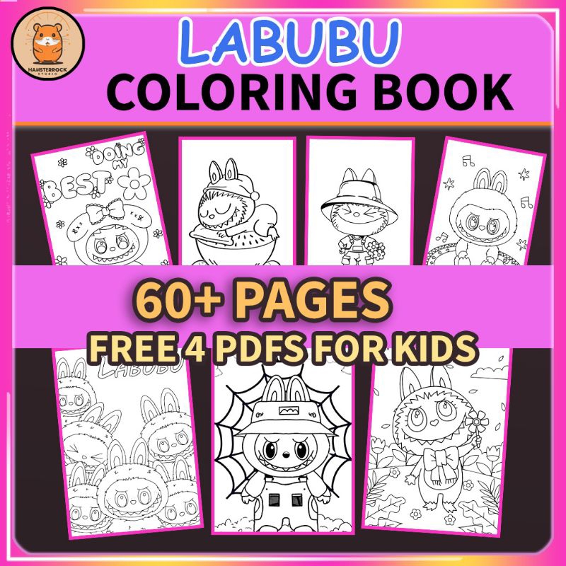 🔥[PDF] LALABU COLORING BOOKS 🔥 | 60+ Pages | Shopee Malaysia