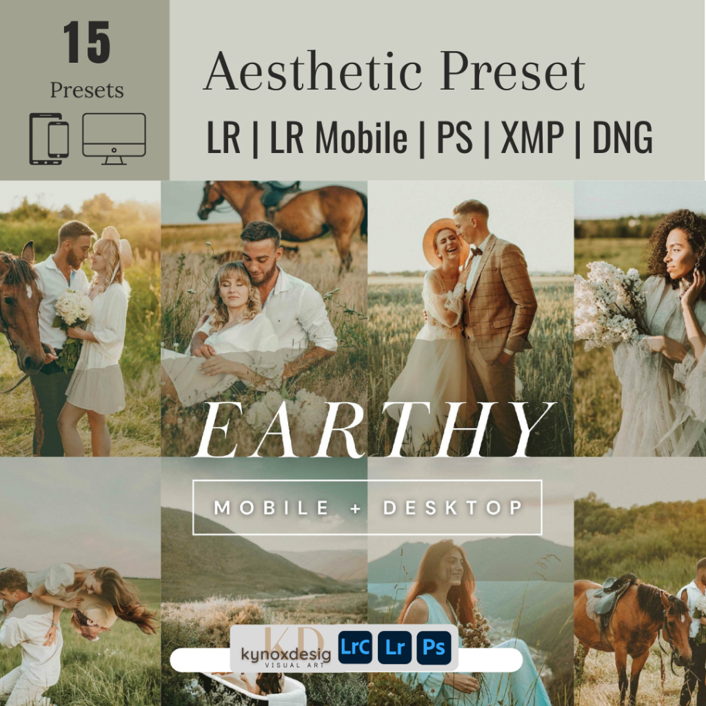 [Lightroom Preset] Aesthetic Preset - Earthy for LR/LR(mobile)/PS ...