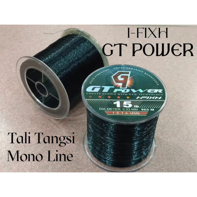 TALI TANGSI 1/8 BULK I-FIXH GT POWER SIZE #15LB #20LB #25LB #30LB #40LB ...