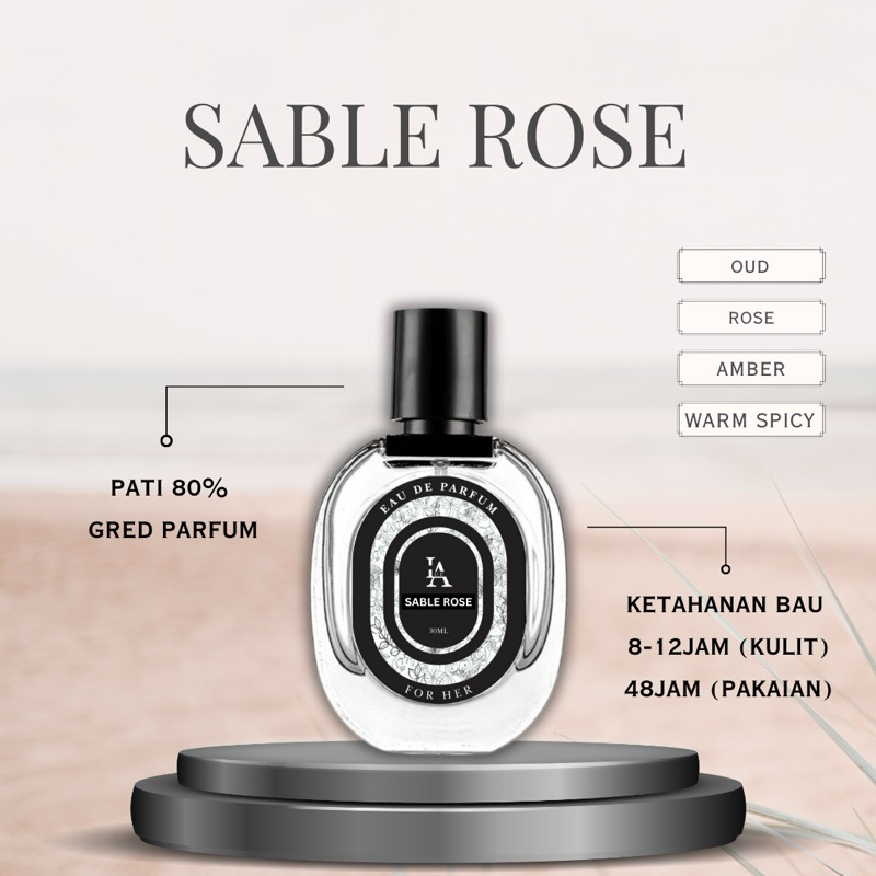 SABLE ROSE BY LUCA PERFUME EDP | Shopee Malaysia