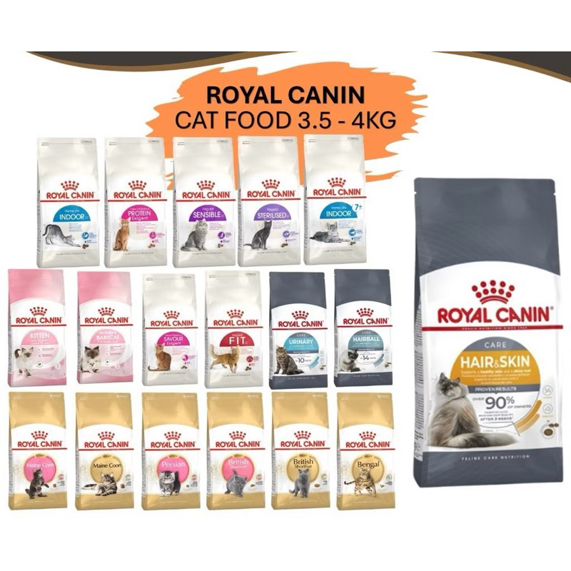 Royal Canin 4kg selected item FREE 400g KIBBLES（NEW STOCK） | Shopee ...