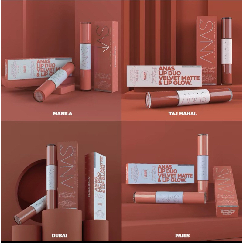 ANAS LIP DUO VELVET MATTE & LIP GLOW COMBO EDITION WITH VITAMIN C ...