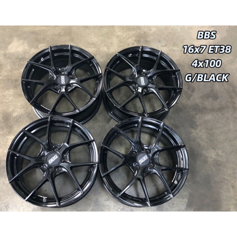 USED RIM BBS 16 INCH FOR MYVI ALZA WIRA VIOS YARIS HONDA HATCHBACK CITY ...