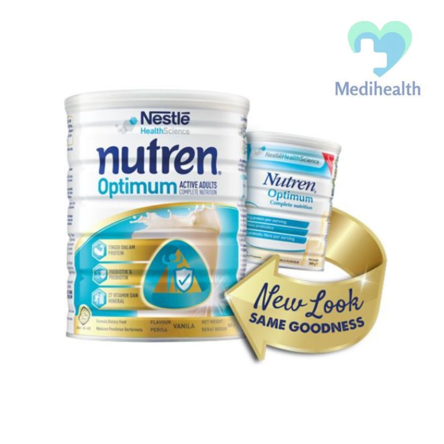 NUTREN Optimum Complete Nutrition Vanilla Flavour (800G) | Shopee Malaysia