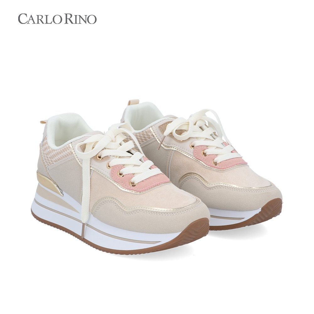 Carlo Rino Althea Comfort Sneakers - Medium Beige | Shopee Malaysia