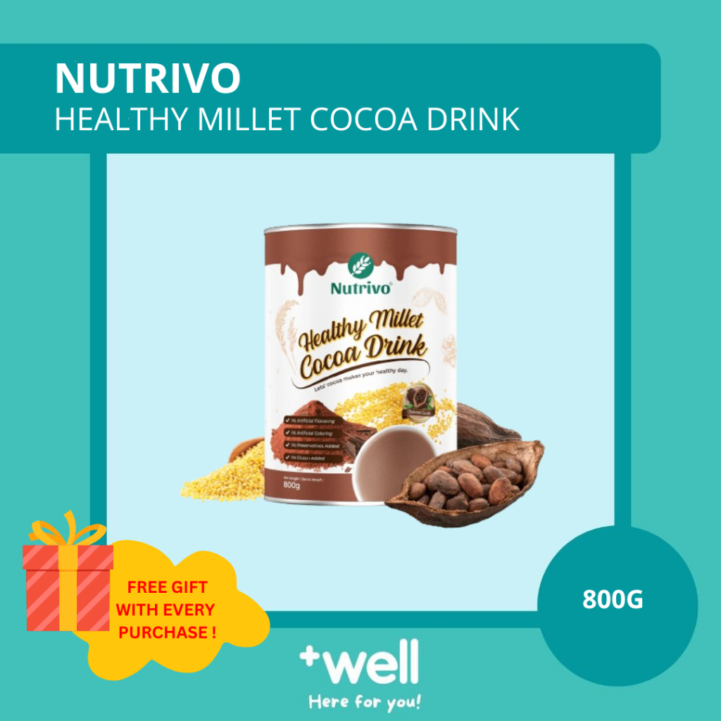 NUTRIVO HEALTHY MILLET COCOA DRINK 800G | Shopee Malaysia