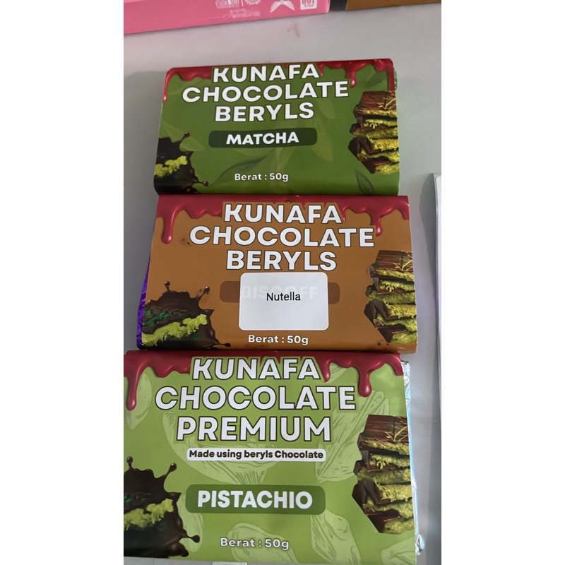 kunafa Mix Flavour (pistachio,nutella,matcha)50g | Shopee Malaysia