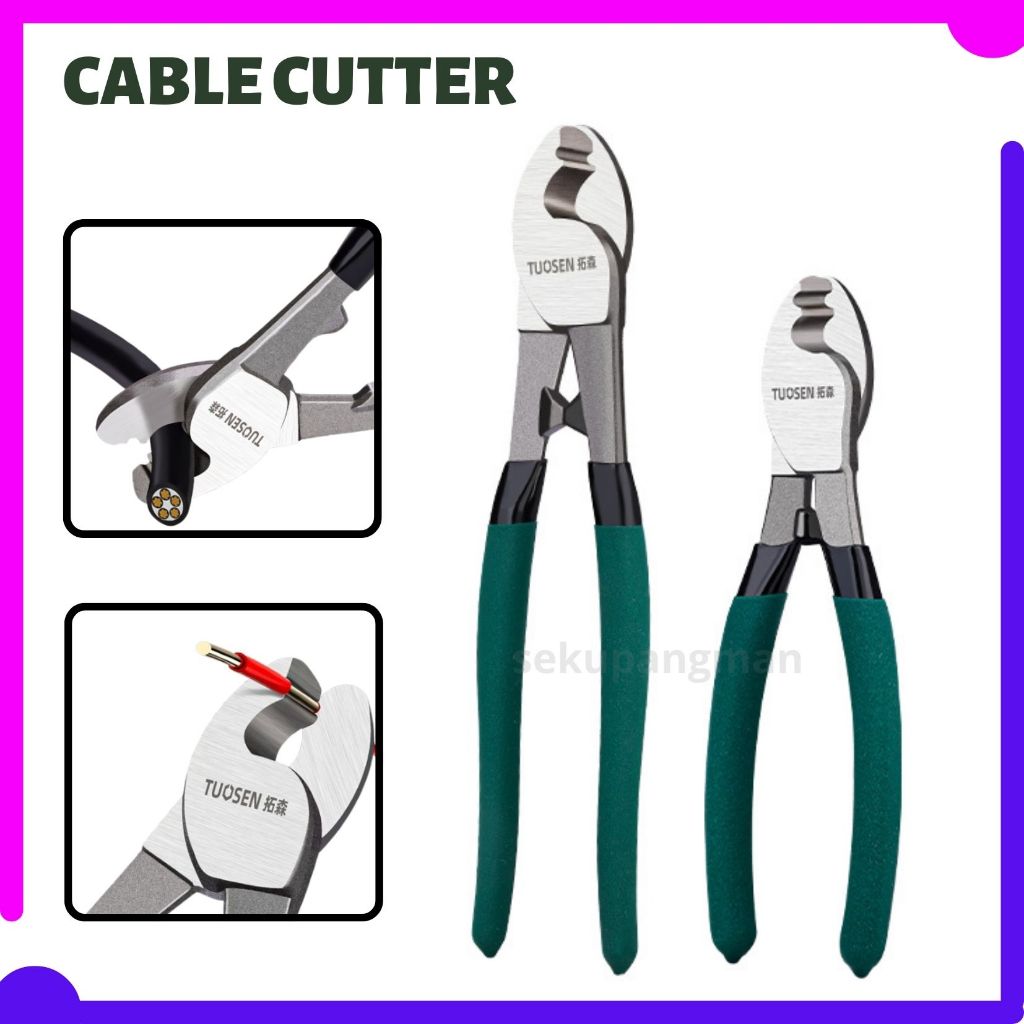 6'' 8'' Cable Cutter Wire Cutter Cable Shear Gunting Potong Cable ...