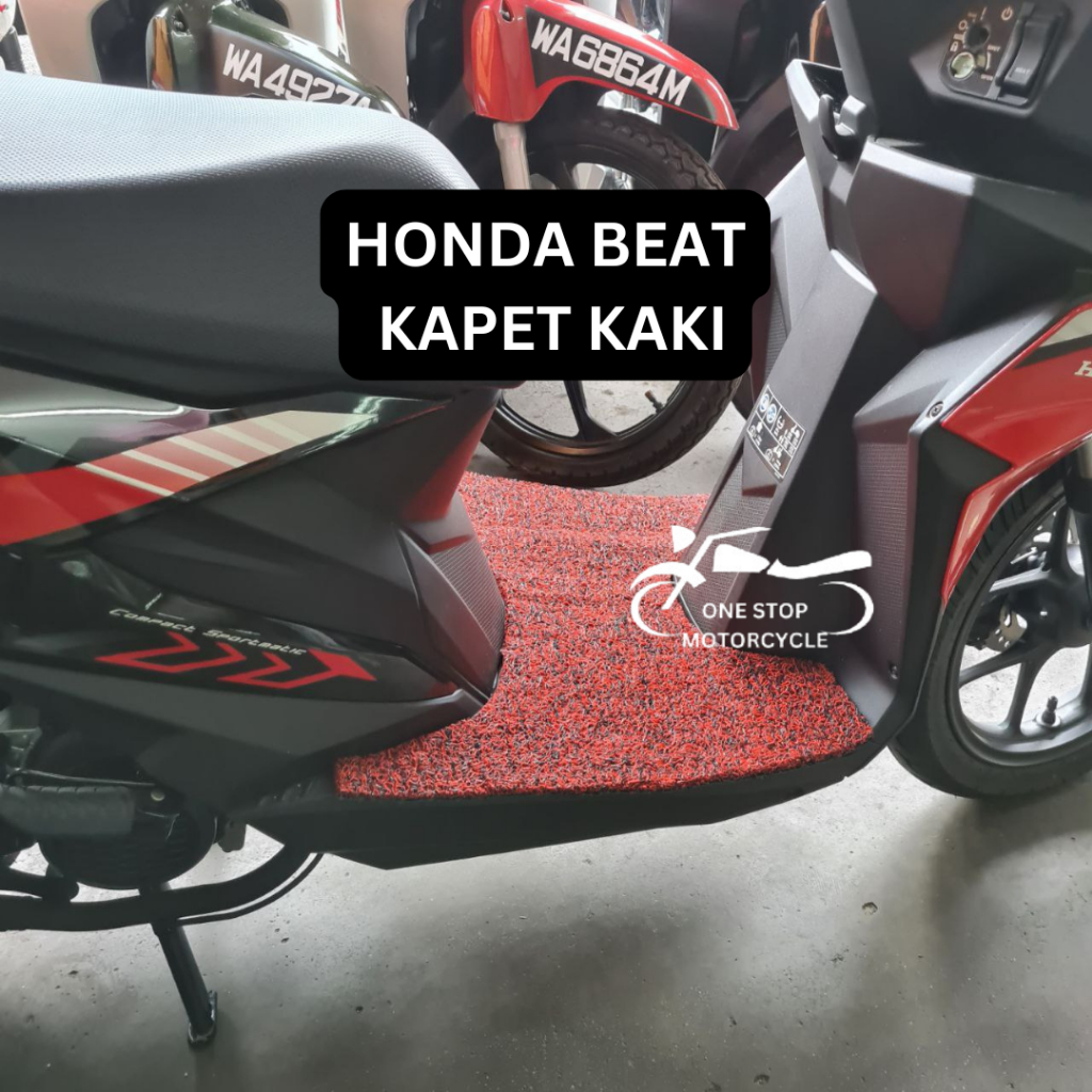 Honda Beat Kapet Motor / Carpet Motorcycle Beat Scooter Lapik Kaki ...