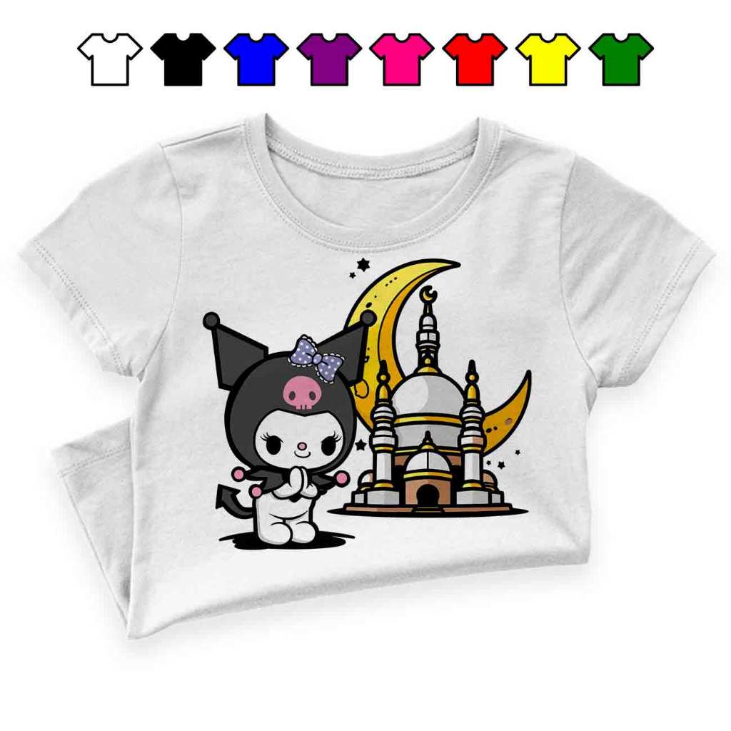 Kuromi My Melody Sanrio Baju Raya 2025 Viral Aidilfitri Tshirt Girl Fashion Cotton Boy Unisex ...