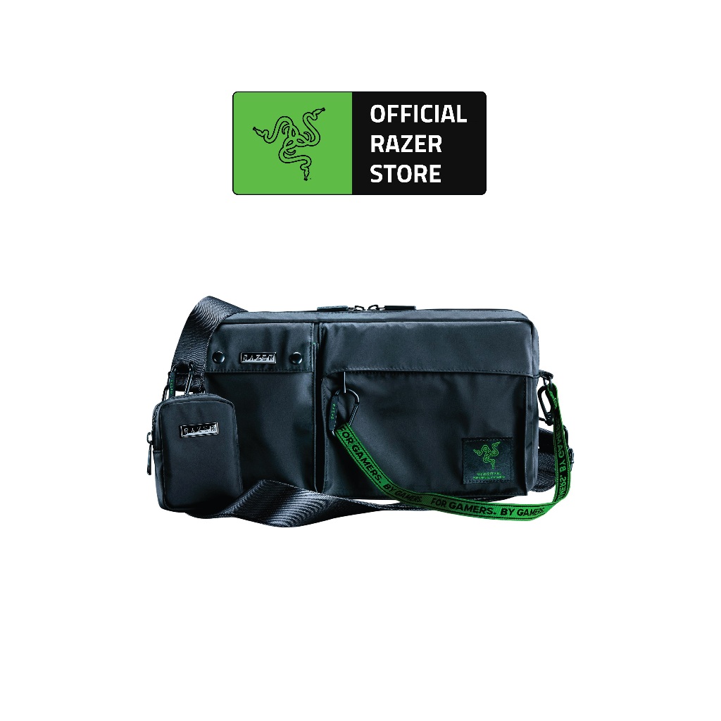 Razer Xanthus Crossbody Bag | Detachable Earphones Mini Pouch | Shopee ...