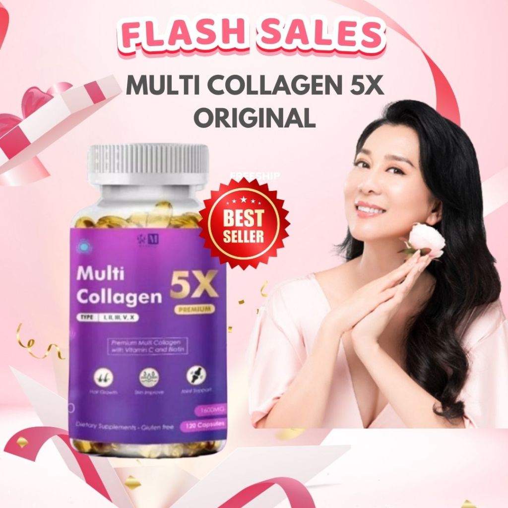 (100% Original) MULTIPLUS Multi Collagen 5X 120 Capsules | Shopee Malaysia