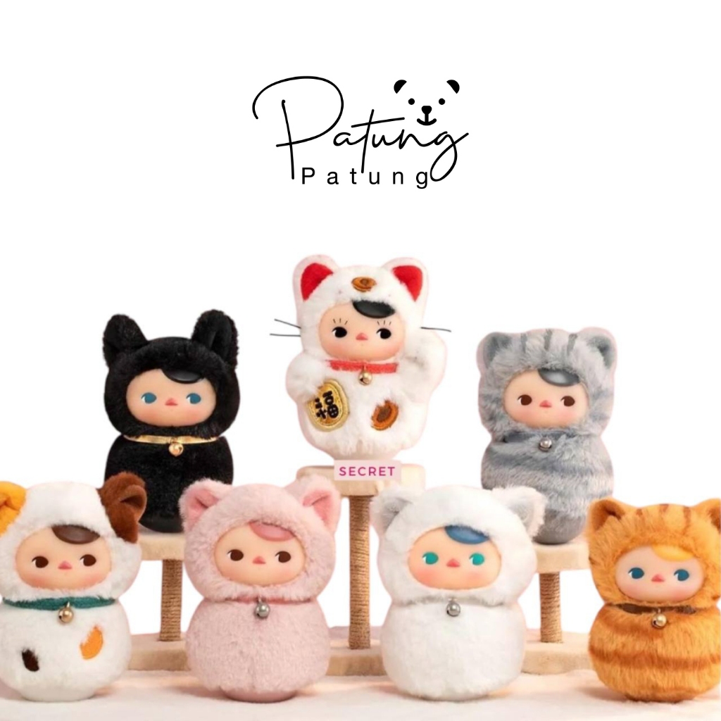 100% Authentic MY Ready Stock Pop Mart PUCKY ROLY-POLY Kitty Series ...