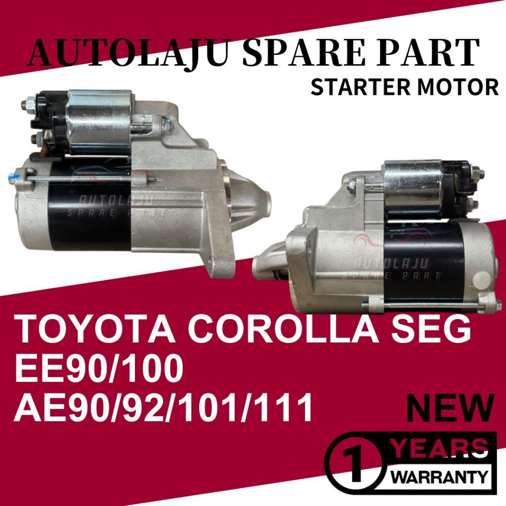 TOYOTA COROLLA SEG EE90 AE90 AE92 EE100 AE101 AE111 STARTER NEW / RECON ...