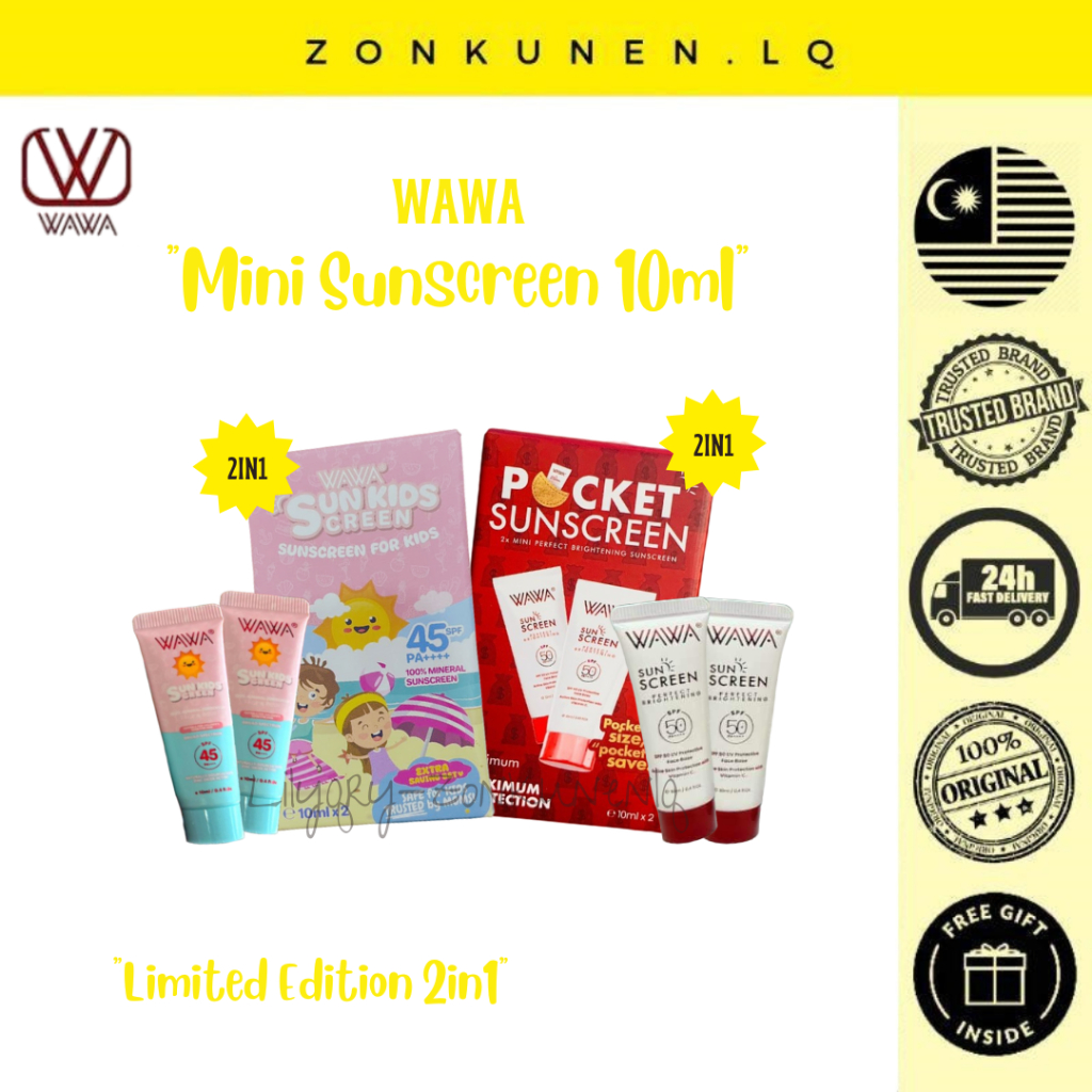 WAWA POCKET SUNSCREEN 2IN1 / SUNKIDS 2IN1 (READY STOCK KL) | Shopee ...