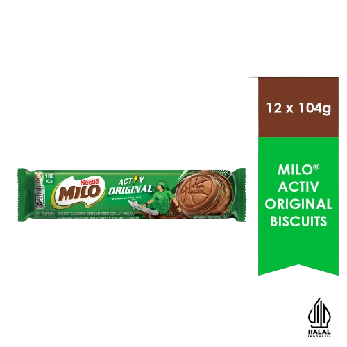 NESTLE MILO Original Biscuit (104g) Bundle of 1/3/6 | Shopee Malaysia