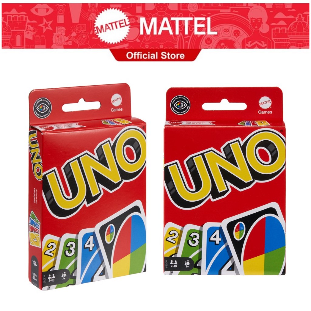 UNO Color & Number Matching Card Game for 2 to 10 Players W2085 ...