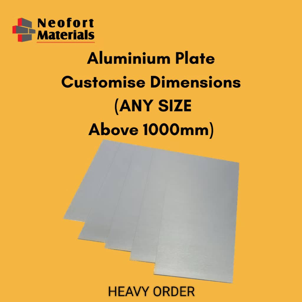 READY STOCK Aluminium Plate (CUSTOMISE DIMENSION - ABOVE 1000mm - HEAVY ...