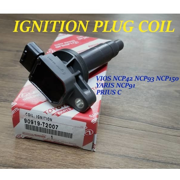 ORIGINAL TOYOTA PLUG COIL IGNITION COIL VIOS NCP42 VIOS NCP93 VIOS ...