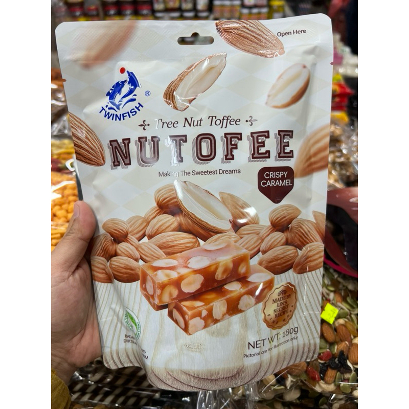 NUTOFEE TREE NUT TOFFEE 180g crispy caramel | Shopee Malaysia