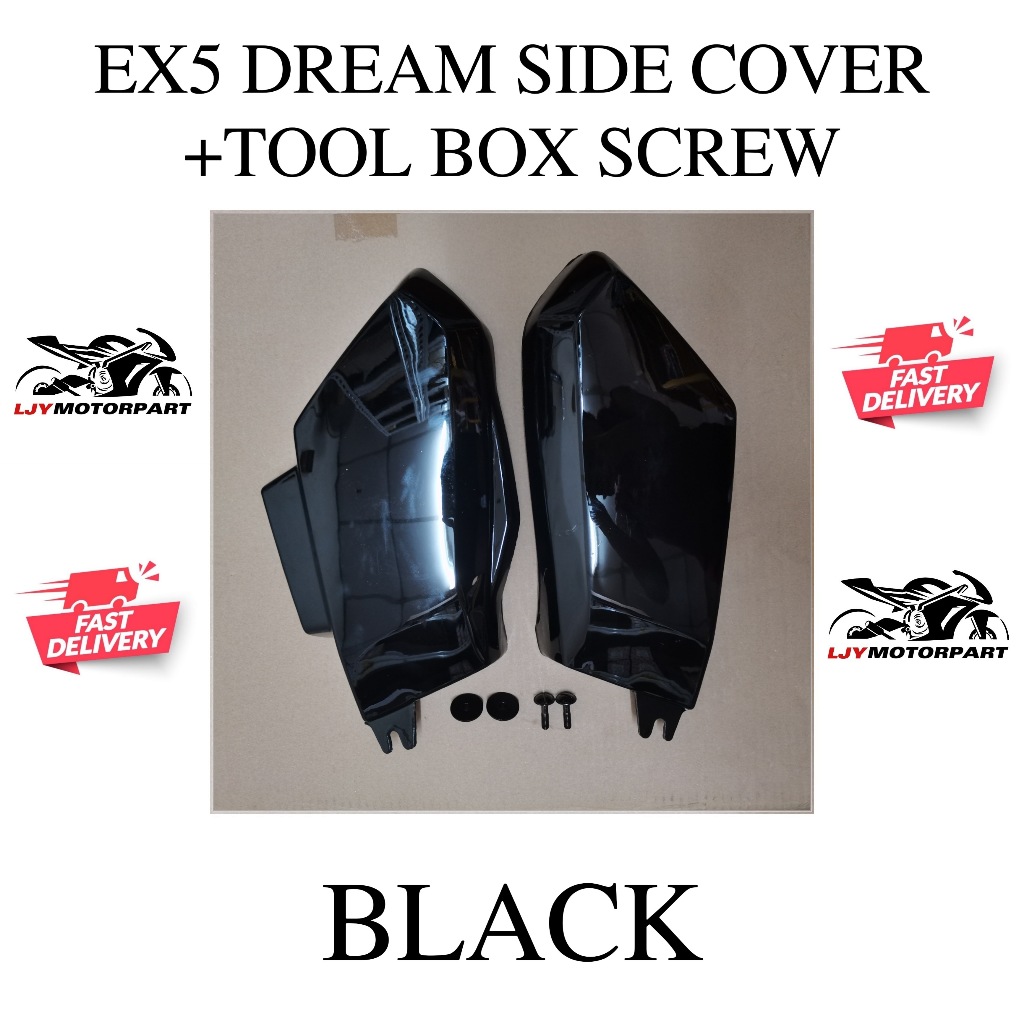 HONDA EX5 HIGH POWER EX5 DREAM SIDE COVER BATTERY COVER BATERI COVER ...