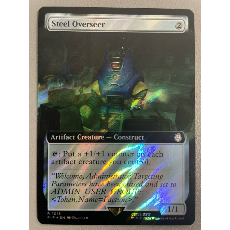 MTG:Fallout (PIP) R1015 - Steel Overseer | Shopee Malaysia