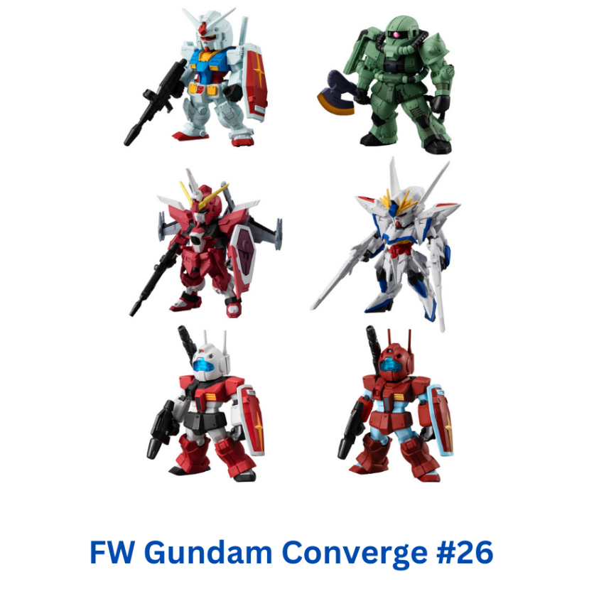 【Ready Stock】Bandai FW Gundam Converge #26 Justice Gundam Gans Gundam ...