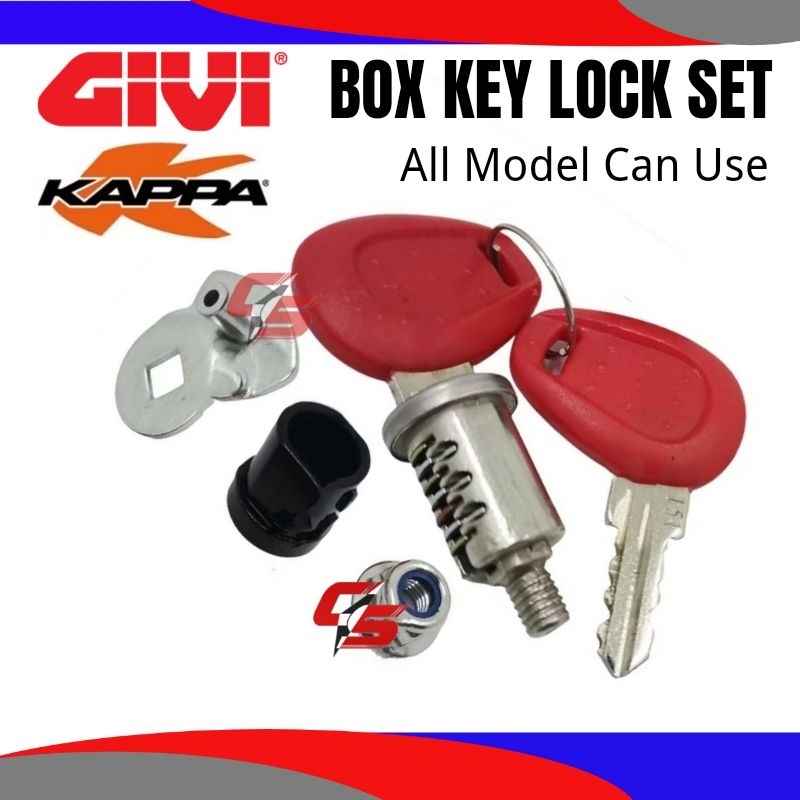 Givi Box Kappa Box Key Lock Set Kunci Givi Kappa Kotak All Givi Box ...