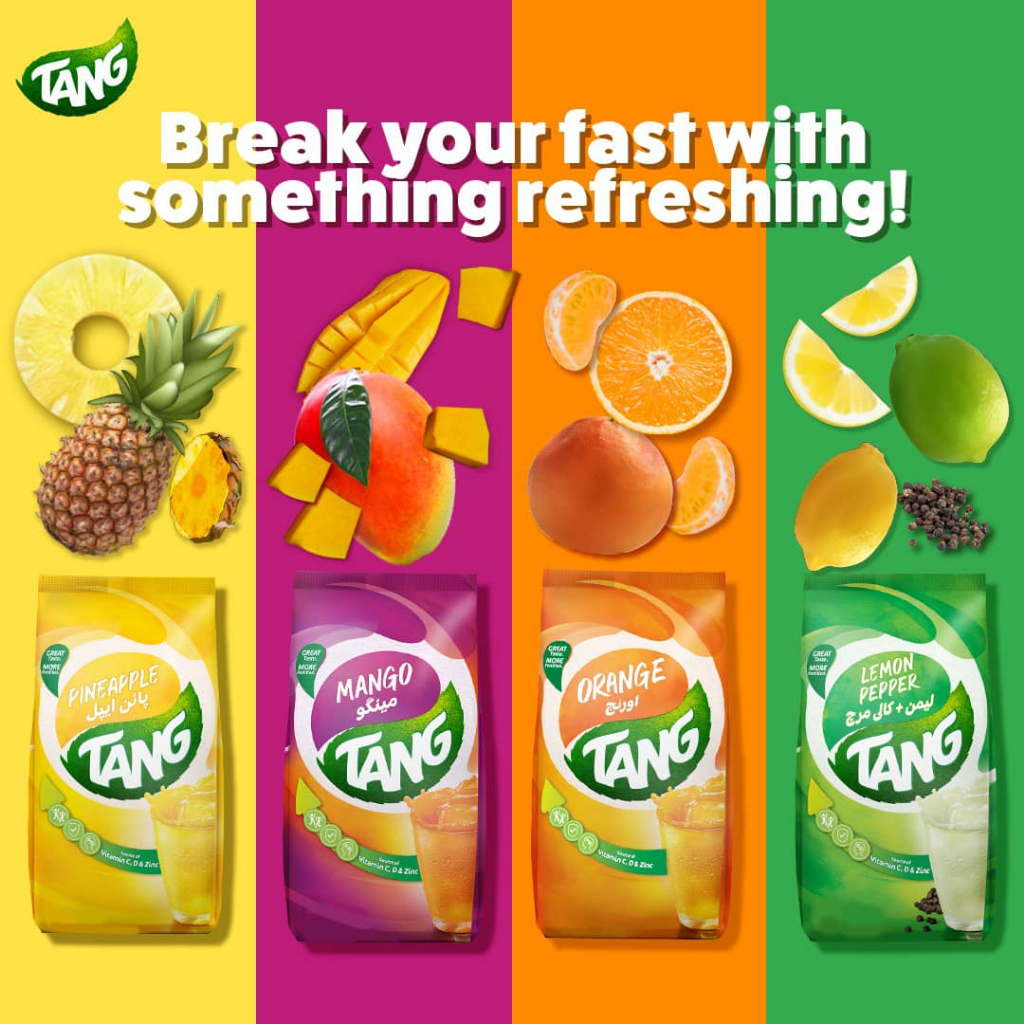 Tang Intant Powder Mix Orange Mango Lemon Pepper Flavour Soft Drink ...