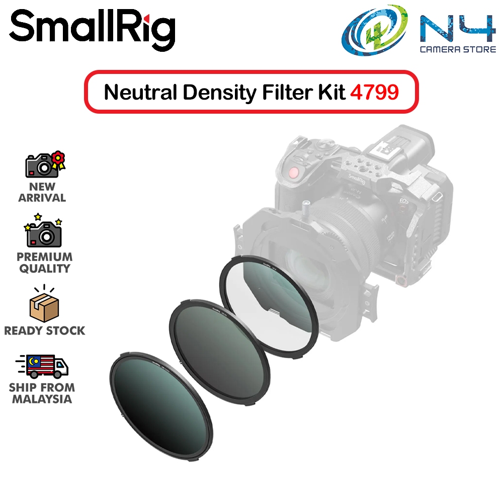 SMALLRIG CAMERA NEUTRAL DENSITY FILTER KIT (4799) | Shopee Malaysia