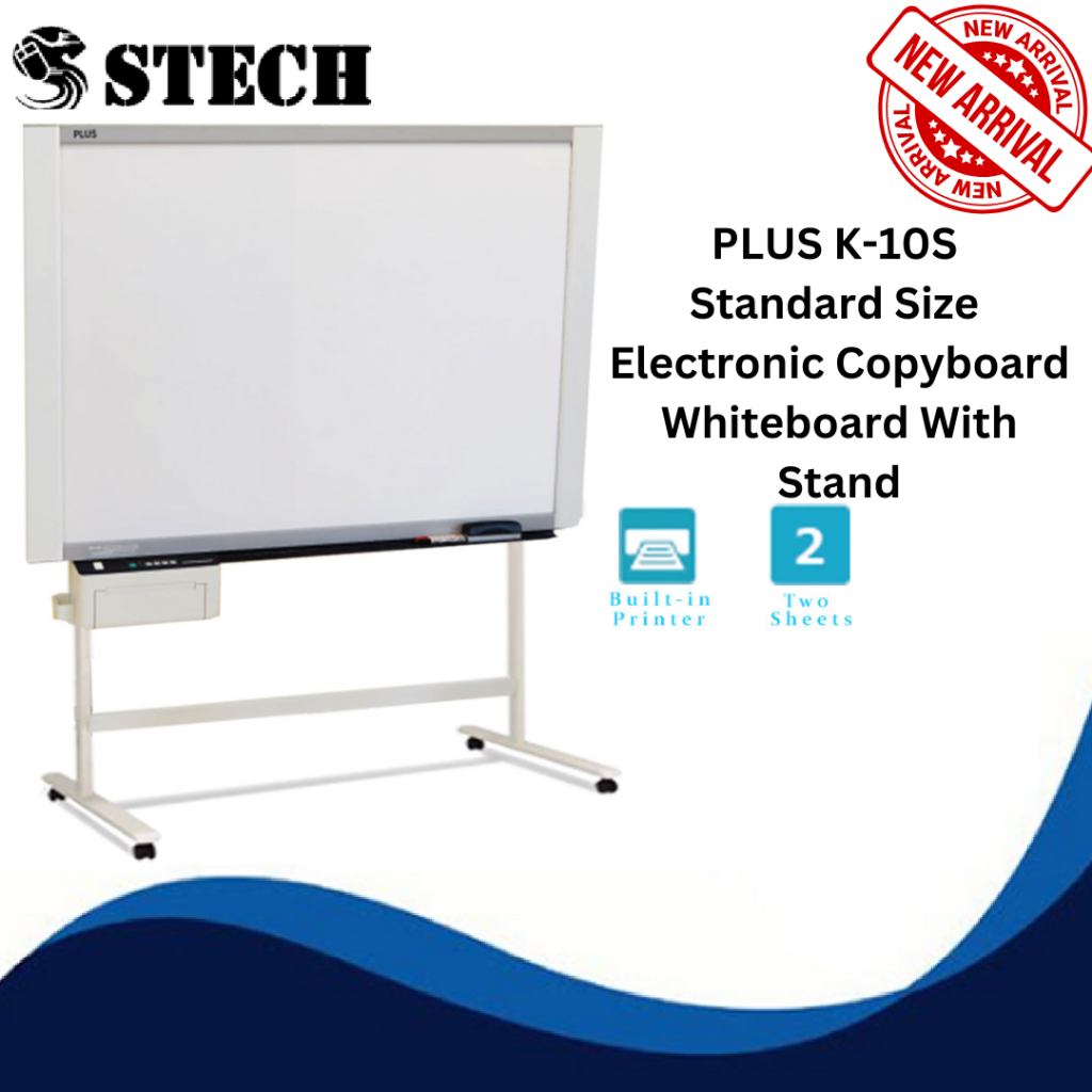 PLUS K-10S Standard Size Electronic Copyboard Whiteboard With Stand and ...
