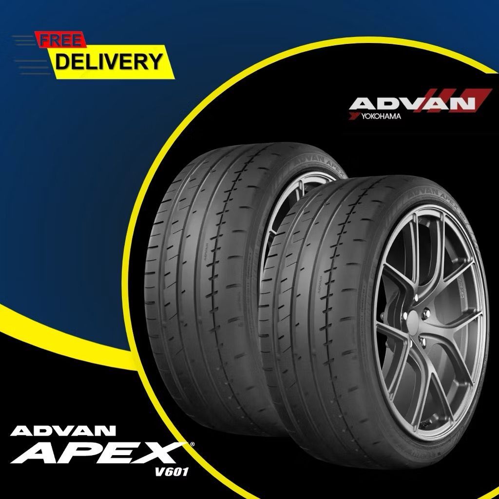 (MADE IN JAPAN) Yokohama Advan APEX V601 Ultra High Performance Street ...