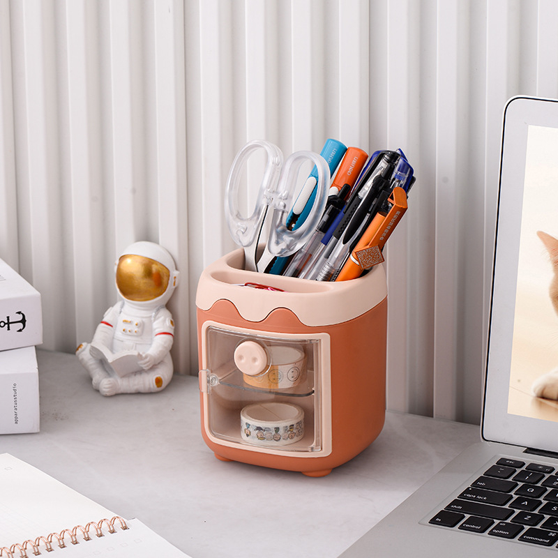 Student Pen Holder Office Desk Surface Panel Features Good-looking Cute ...