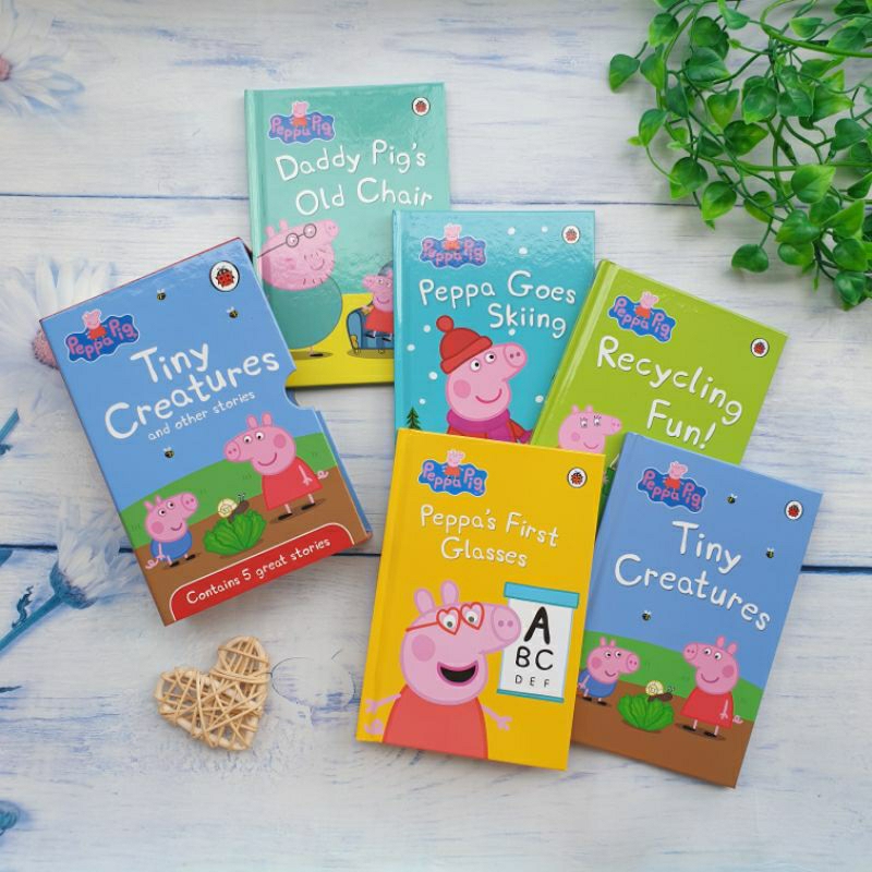 Bridge2Soul【Original】Peppa Pig Ladybird 5 Books Peppa's First Glasses ...