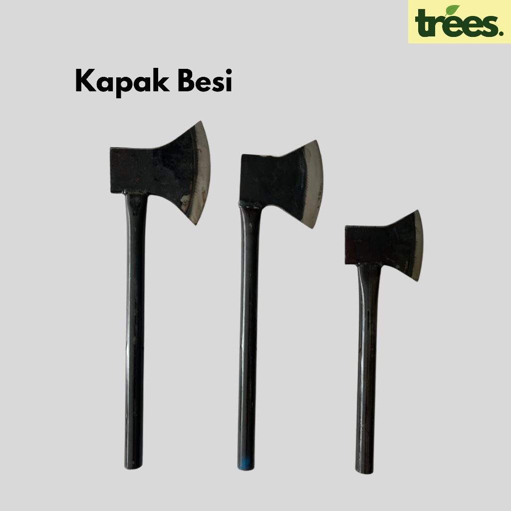 Iron Handle Kapak Besi Heavy Duty/ Kapak Kayu Pokok Tulang/ Metal Axe ...